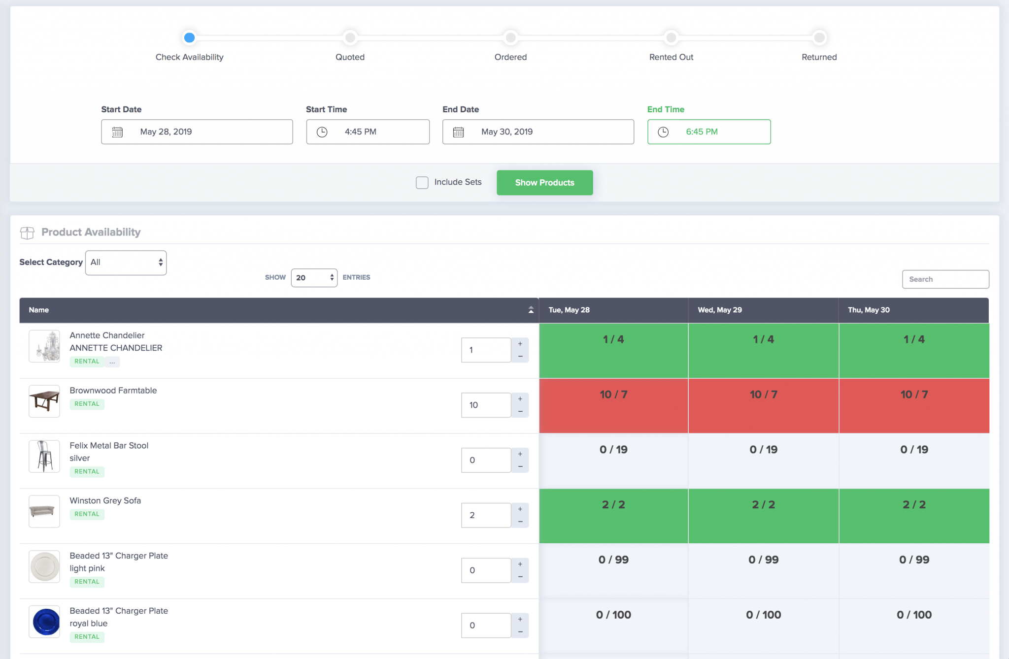 Managing Rental Inventory Using Event Rental Software